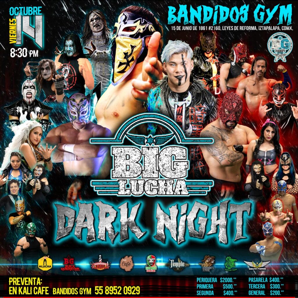 LUCHAN LEYENDAS Y CAEN CAMPEONATOS EN DARK NIGHT DE BIG LUCHA | Titansports